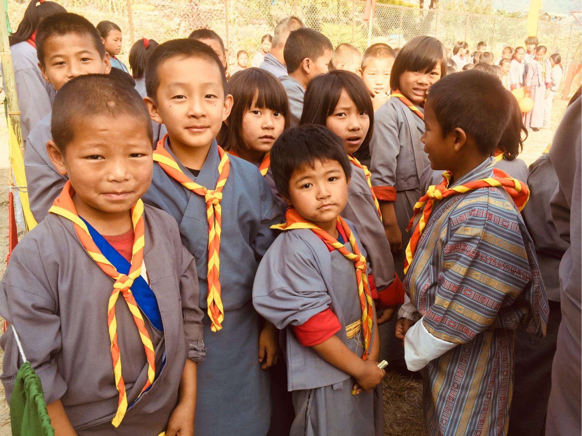 Bhutan Scouts celebrates Children’s Day with the Students of Logchina ...