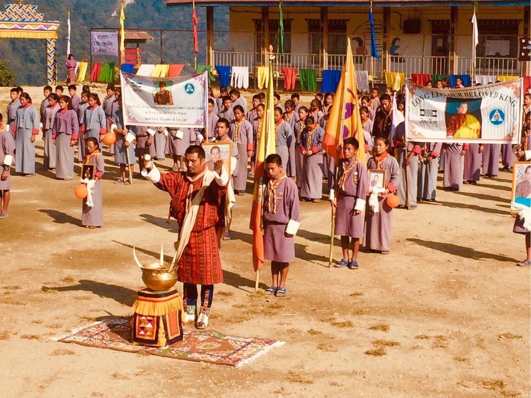 Bhutan Scouts celebrates Children’s Day with the Students of Logchina ...