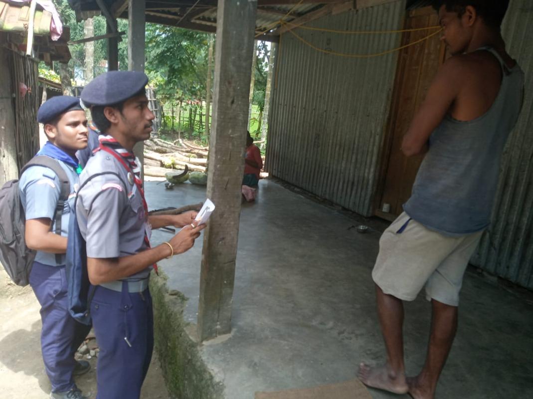Awareness of Making village open defection free | World Scouting